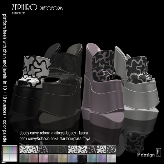 Second Life Marketplace - [lf design] Zephiro heels Demo